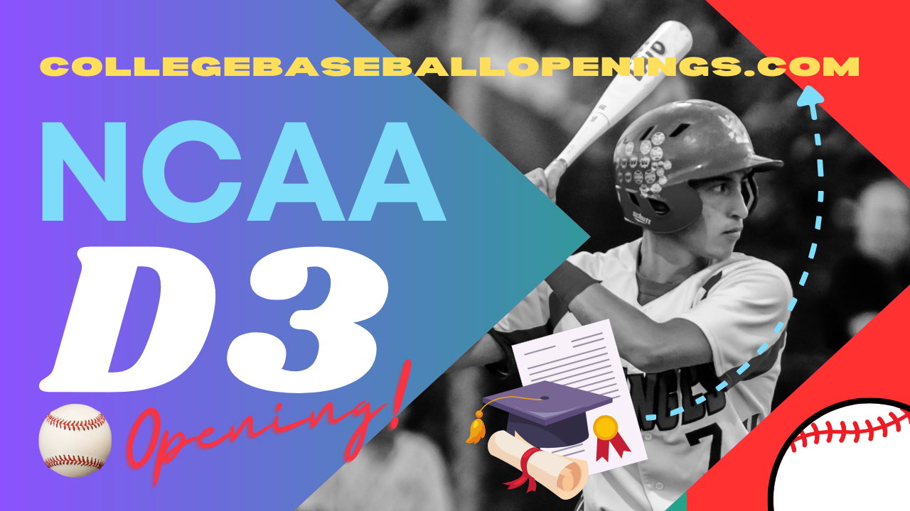NCAA D3 Still Recruiting Pitchers, Outfielder, & SS LHH! 2024 - College ...