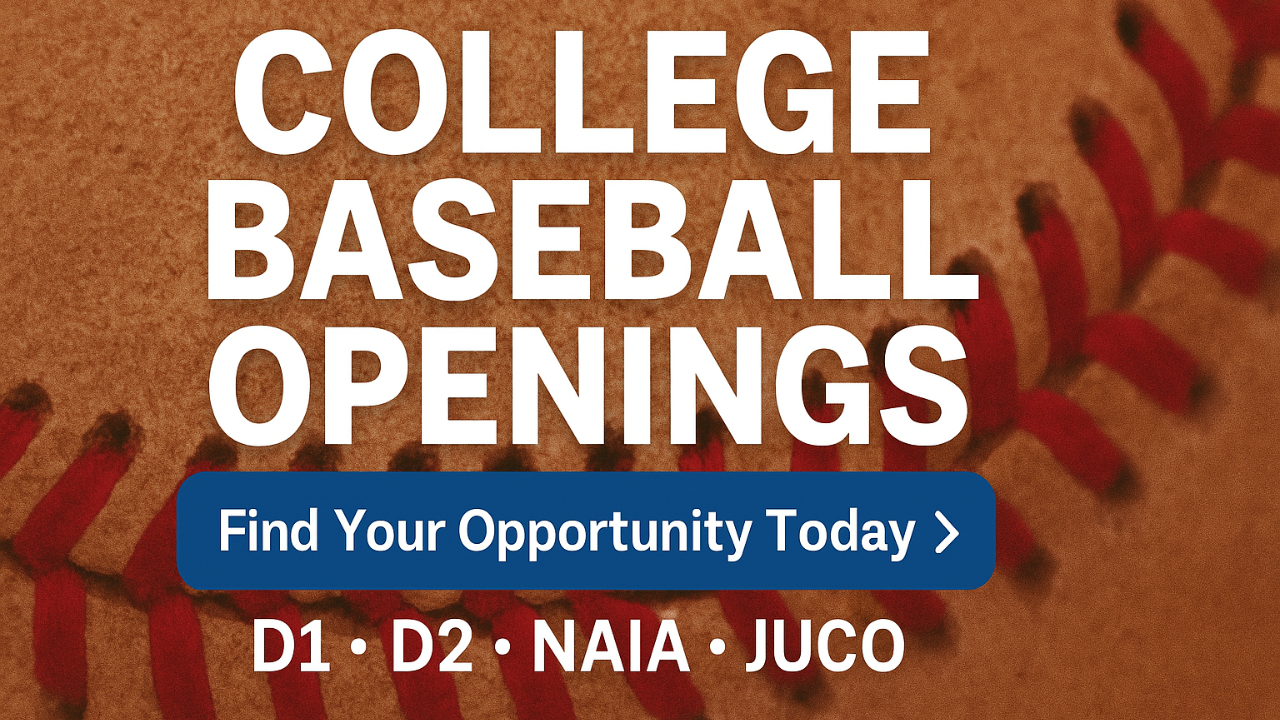 College Baseball Openings: Find Your Opportunity Today
